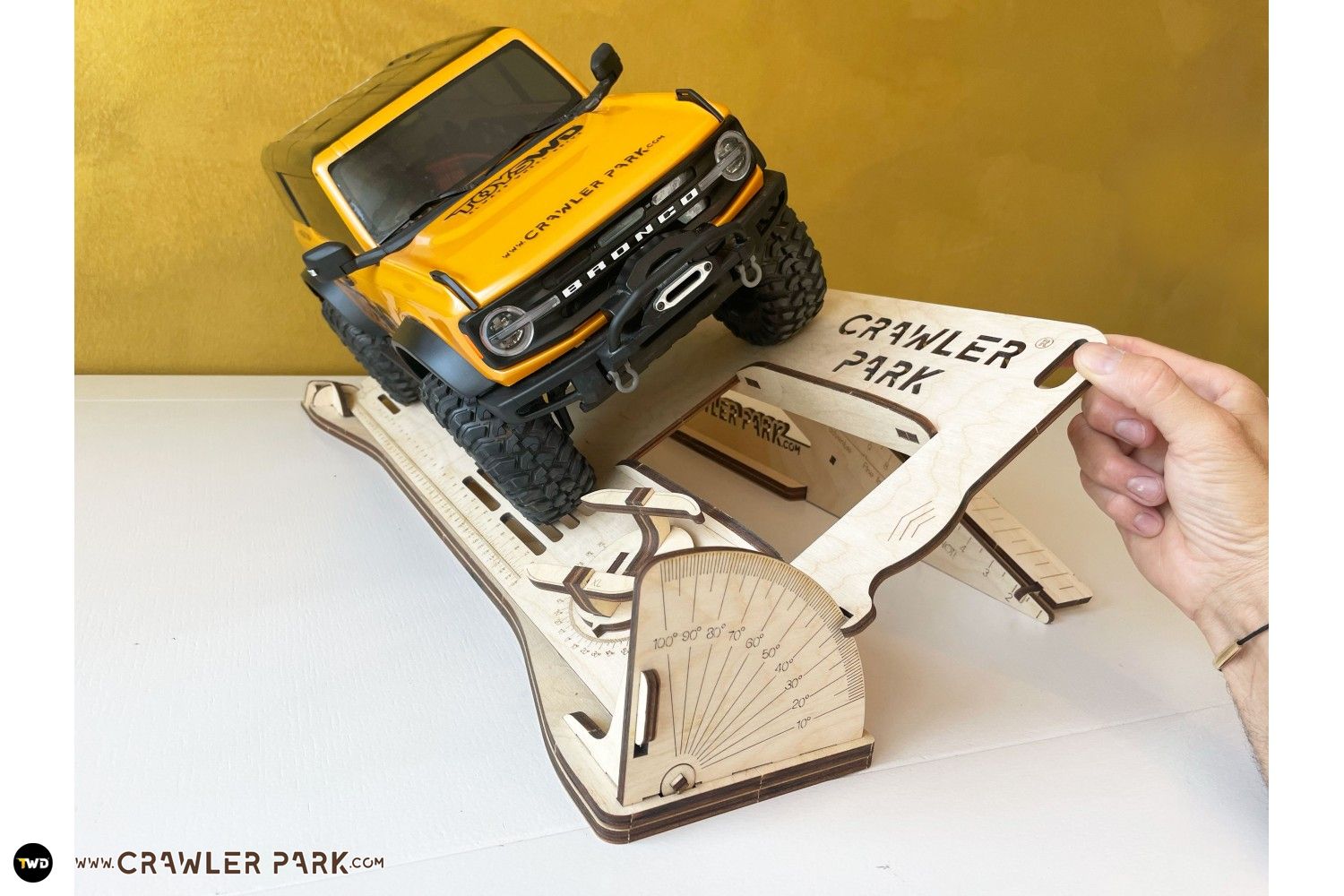 Set-up system table 1/10 & 1/12 scale rc crawler park