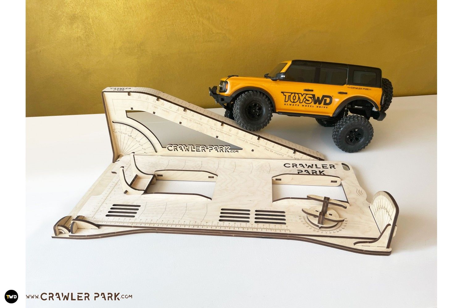 Set-up system table 1/10 & 1/12 scale rc crawler park