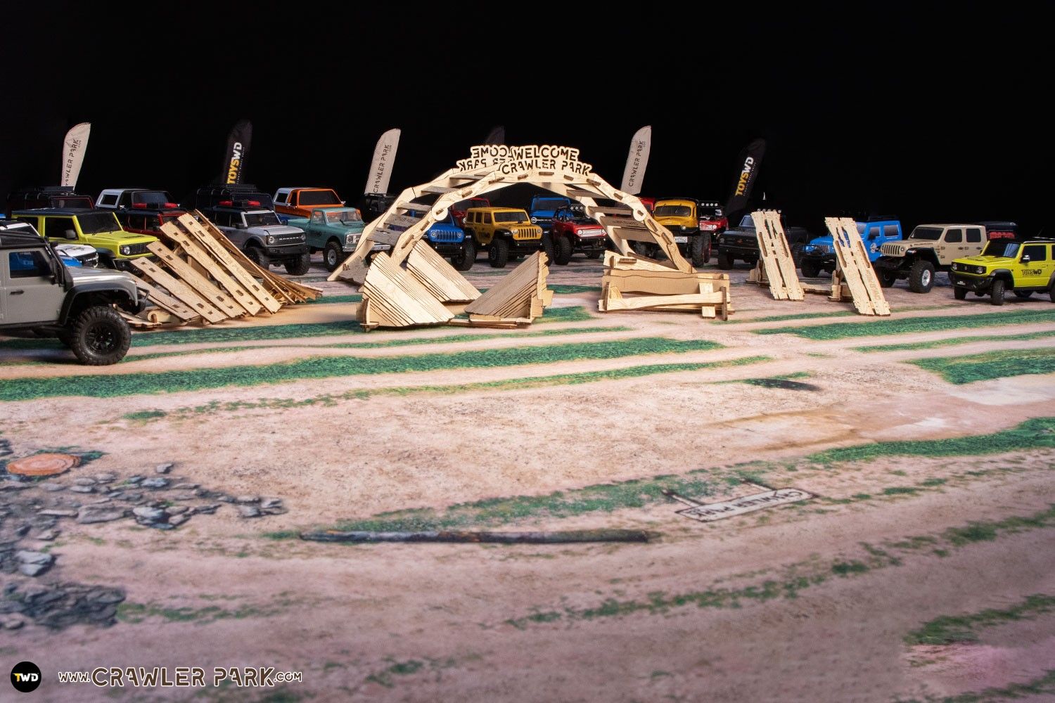 WELCOME KIT of 5 obstacles for RC Crawler Park course 1/24 & 1/18 scale