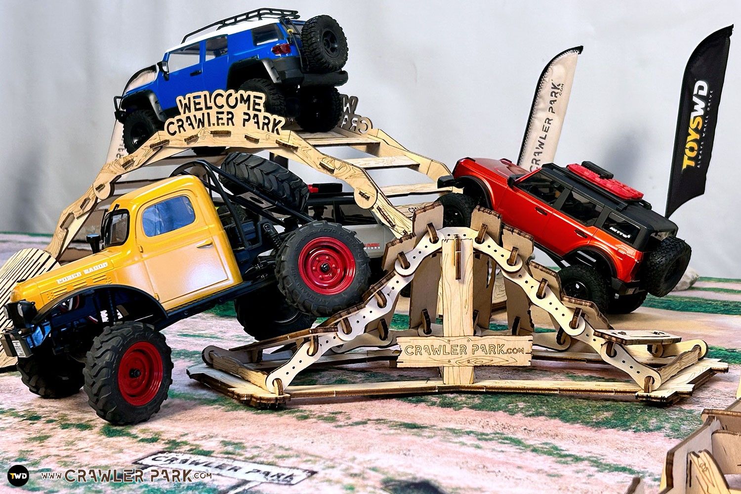 WELCOME KIT of 5 obstacles for RC Crawler Park course 1/24 & 1/18 scale