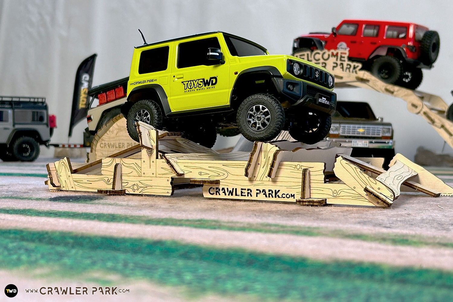 WELCOME KIT of 5 obstacles for RC Crawler Park course 1/24 & 1/18 scale