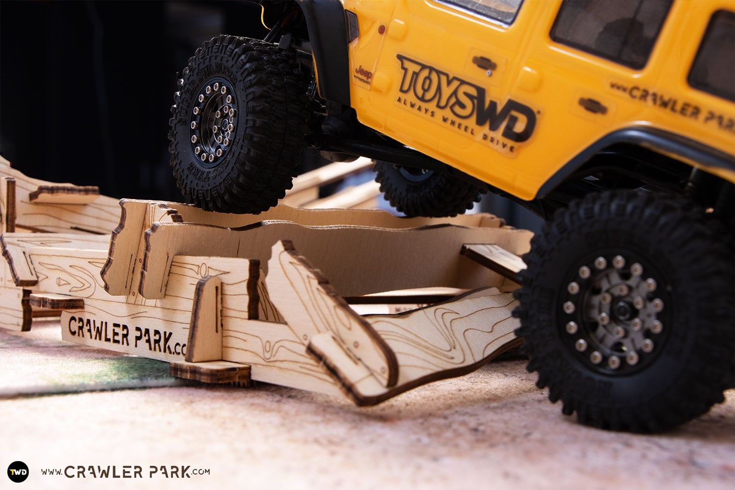 TECHNICAL OBSTACLE for RC Crawler Park course 1/24 & 1/18 scale