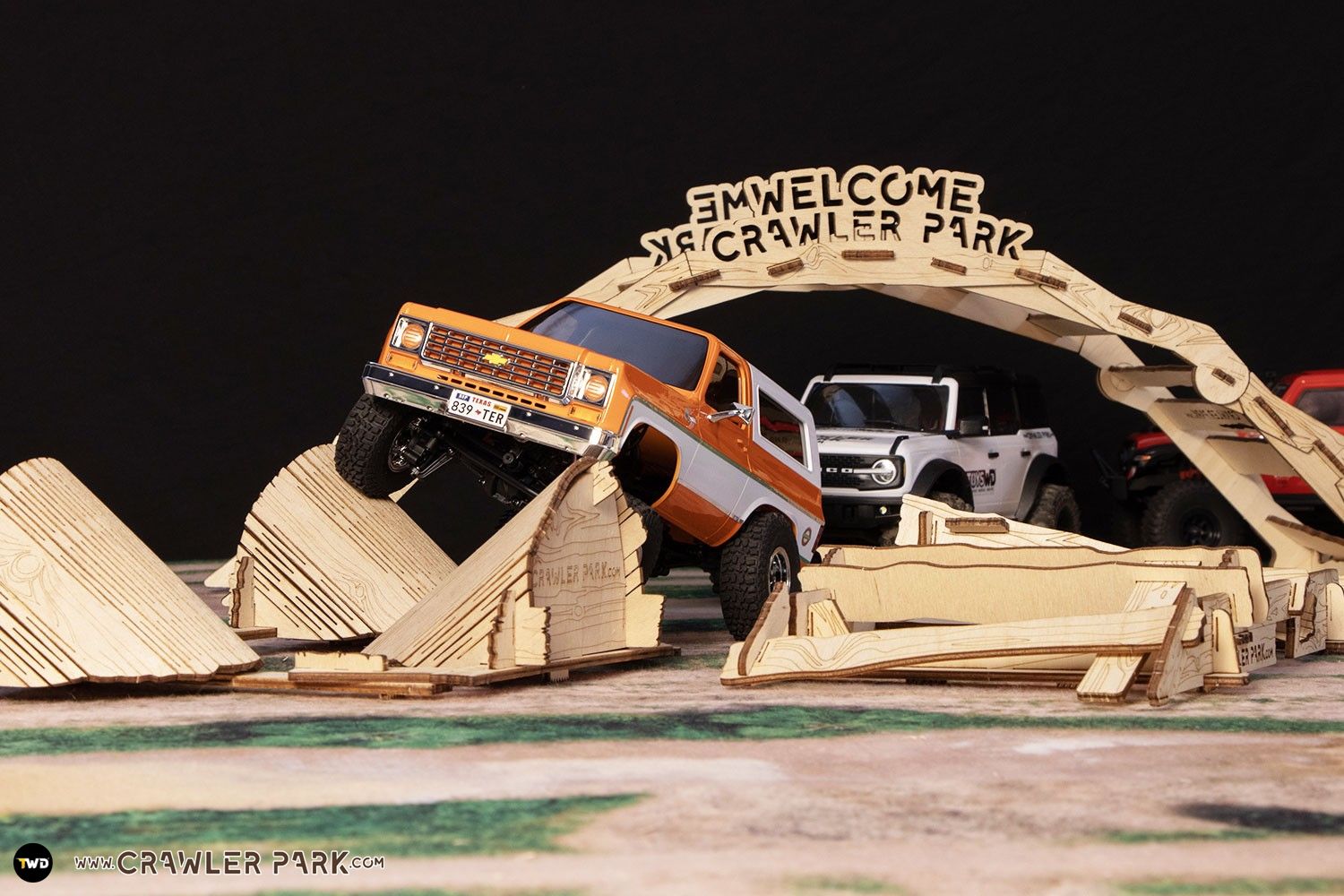 STAGE 2 OBSTACLE for RC Crawler Park course 1/24 & 1/18 scale