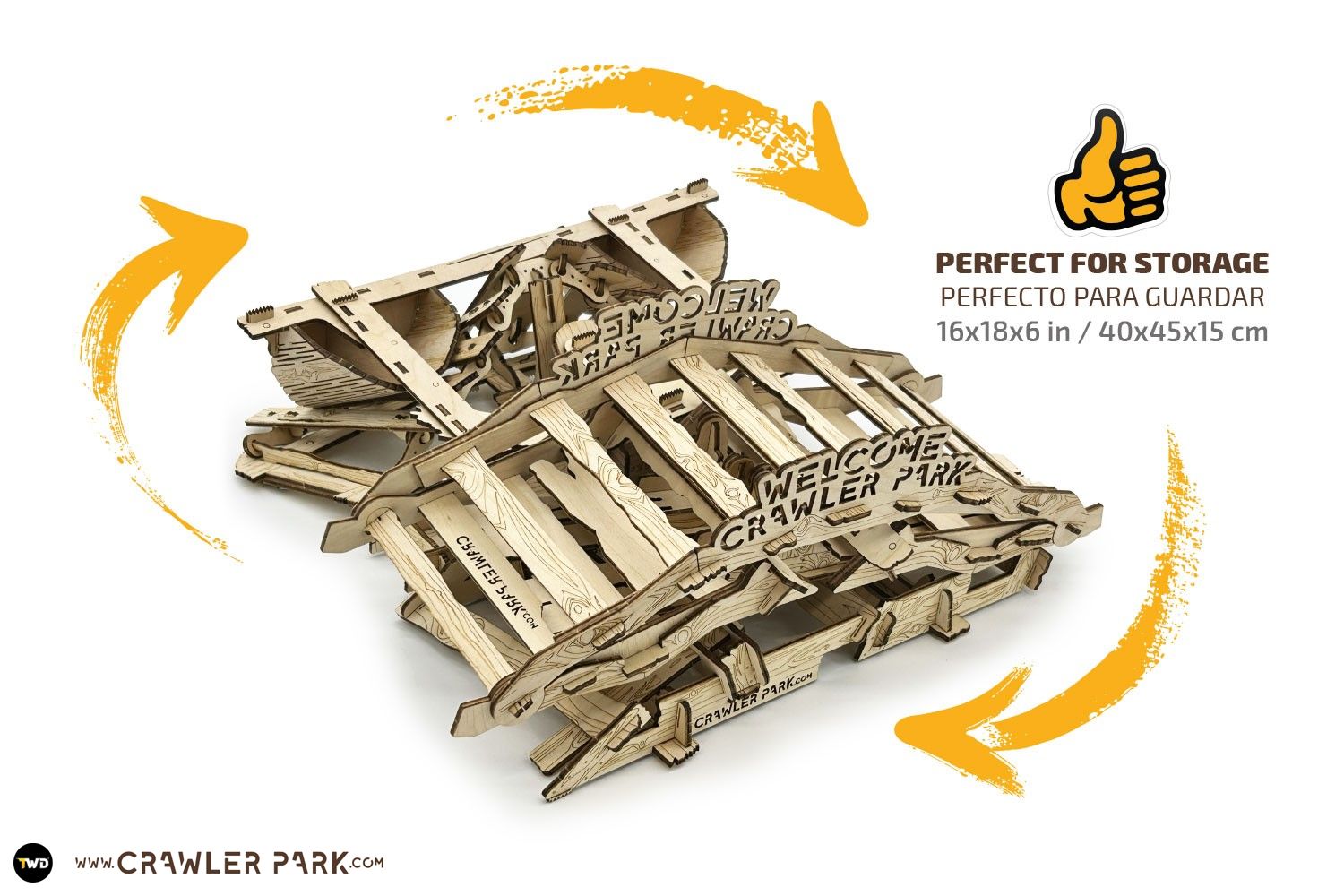 HOME KIT of 3 obstacles for RC Crawler Park course 1/24 & 1/18 scale