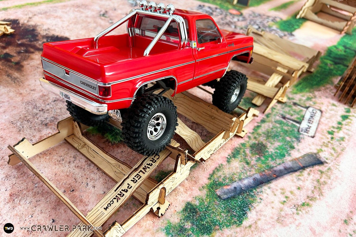 TECHNICAL OBSTACLE for RC Crawler Park course 1/24 & 1/18 scale