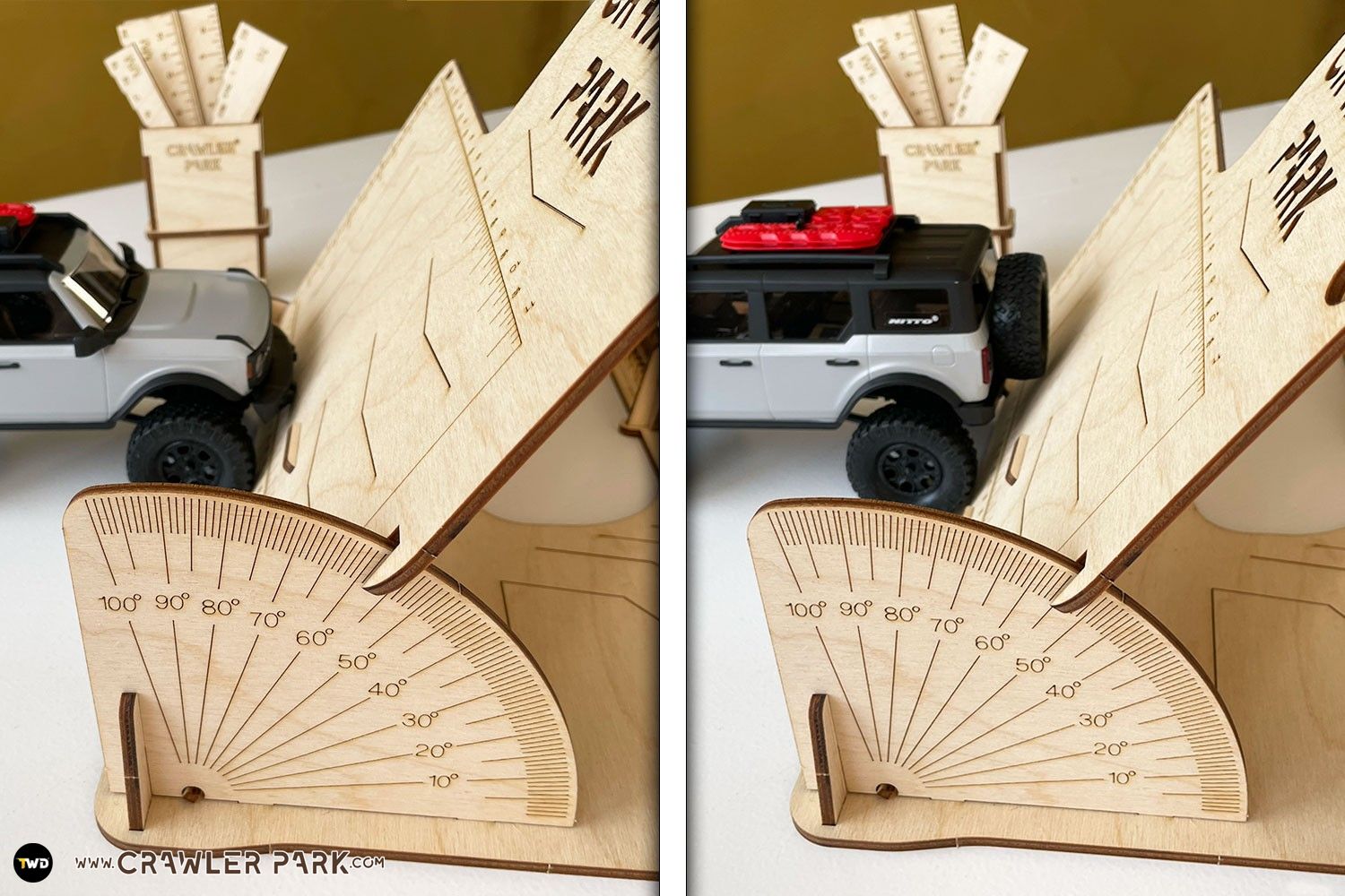 Set-up system table 1/24 & 1/18 rc crawler park
